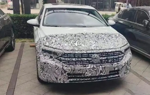 The new Volkswagen Sagitar is exposed, the appearance is fine-tuned ...