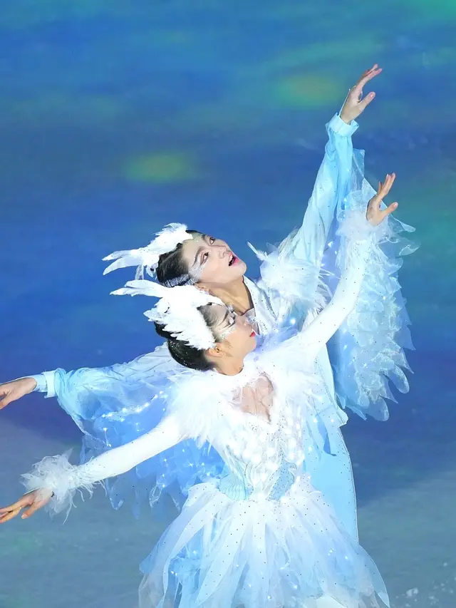 Stunning appearance on the Winter Olympics figure skating performance ...