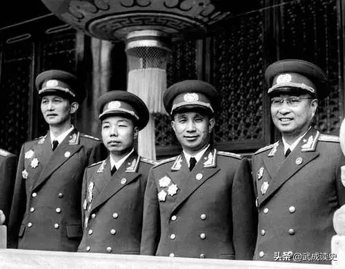 This photo was taken in 1955. General Su Yu, Chief of General Staff ...