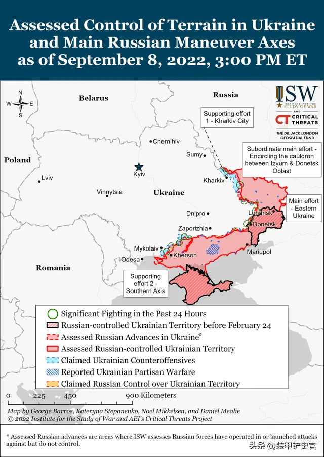 Overall, the Ukrainian army's massive counterattack in Khlsong has ...