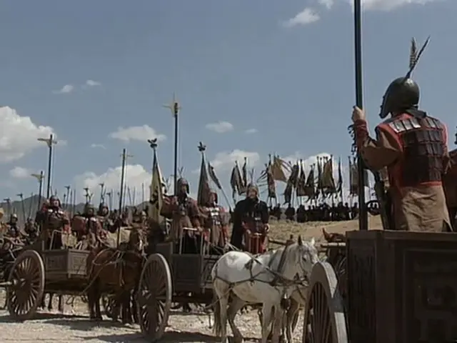 The picture comes from a screenshot of the TV series. King Chuzhuang ...