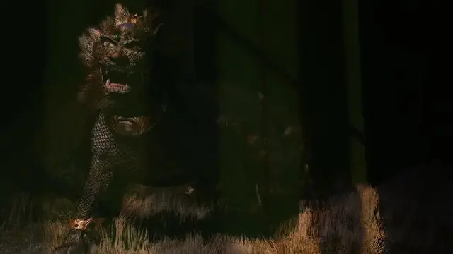 A long time ago, there appeared a running monster with a big mouth ...