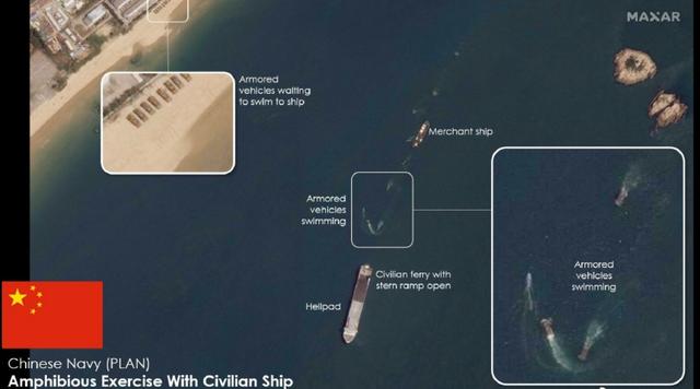 It is suspected that when the US keyhole satellite scans a certain sea ...