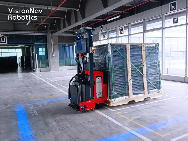 The Future Robot VNT20 pallet handling unmanned forklift is known as ...