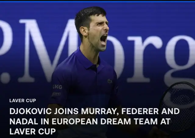 In one of the most legendary moments in tennis history, Novak agreed to ...