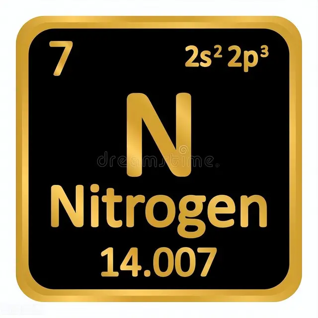 Nitrogen nitrogen nitrogen chemical element, element symbol N, atomic ...