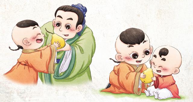 I have heard of the story of "Kong Rong Ren Pear". This is an example ...