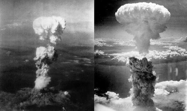 At the end of World War II, the Americans dropped two atomic bombs on ...