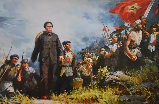 On May 25, 1935, Chairman Mao led the Red Army troops to Anshun Field ...