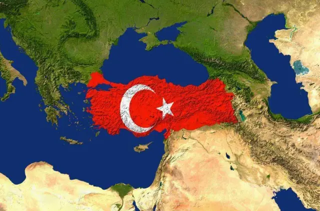Turkey straddles the Eurasian continent and guards the Turkish Strait ...