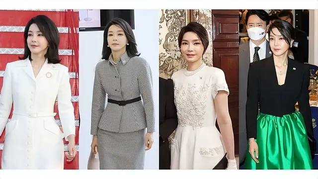 The first lady of South Korea, Kim Gun-hee, is very beautiful and is ...