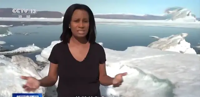 On August 1, a CNN reporter stood on Greenland Island, with a field of ...