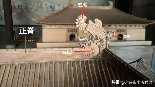 For the highest-level ones, the owl is placed on the main ridge, and ...