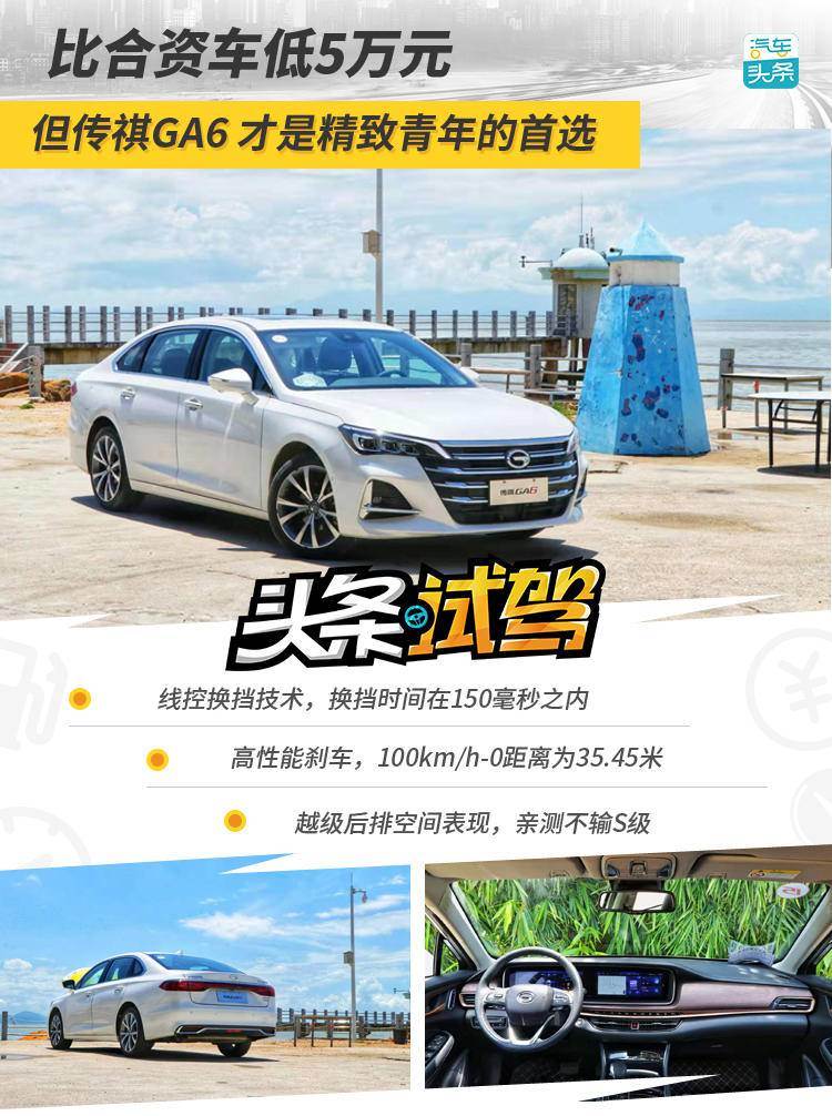 比合资车低5万，但全新一代传祺GA6 才是精致青年的首选 - 液压汇