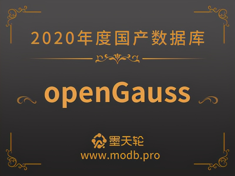 2020年度国产数据库：openGauss - 标件库