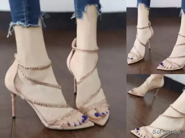 夏天流行这5款细高跟鞋凉鞋，穿出性感长腿，显瘦显高 标件库