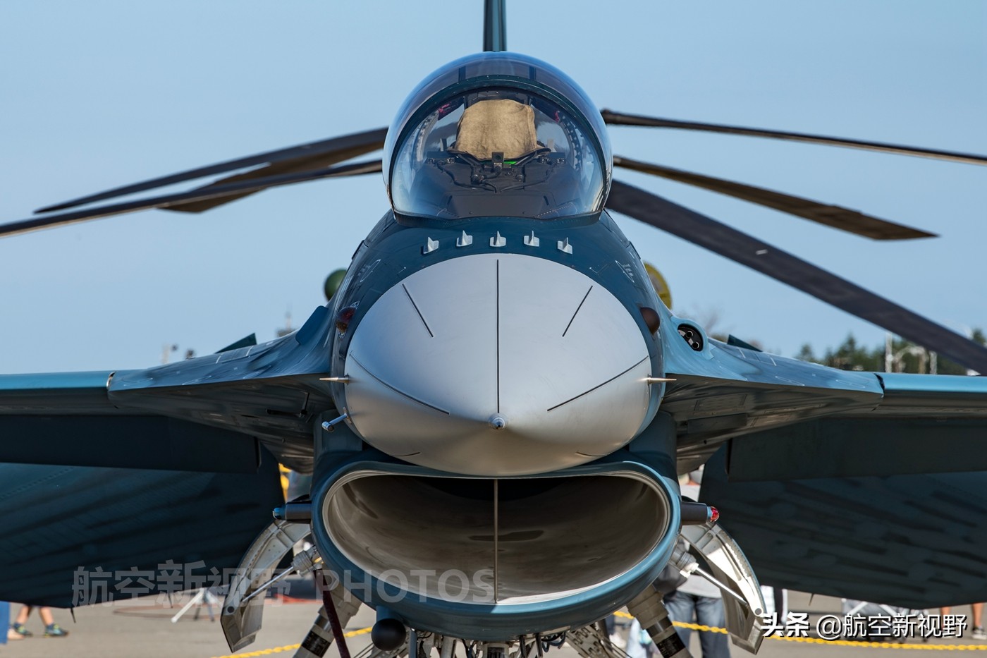 三菱重工F-2战机高清细节，曾经做工最好的三代机，钣金工艺一流 - 标件库