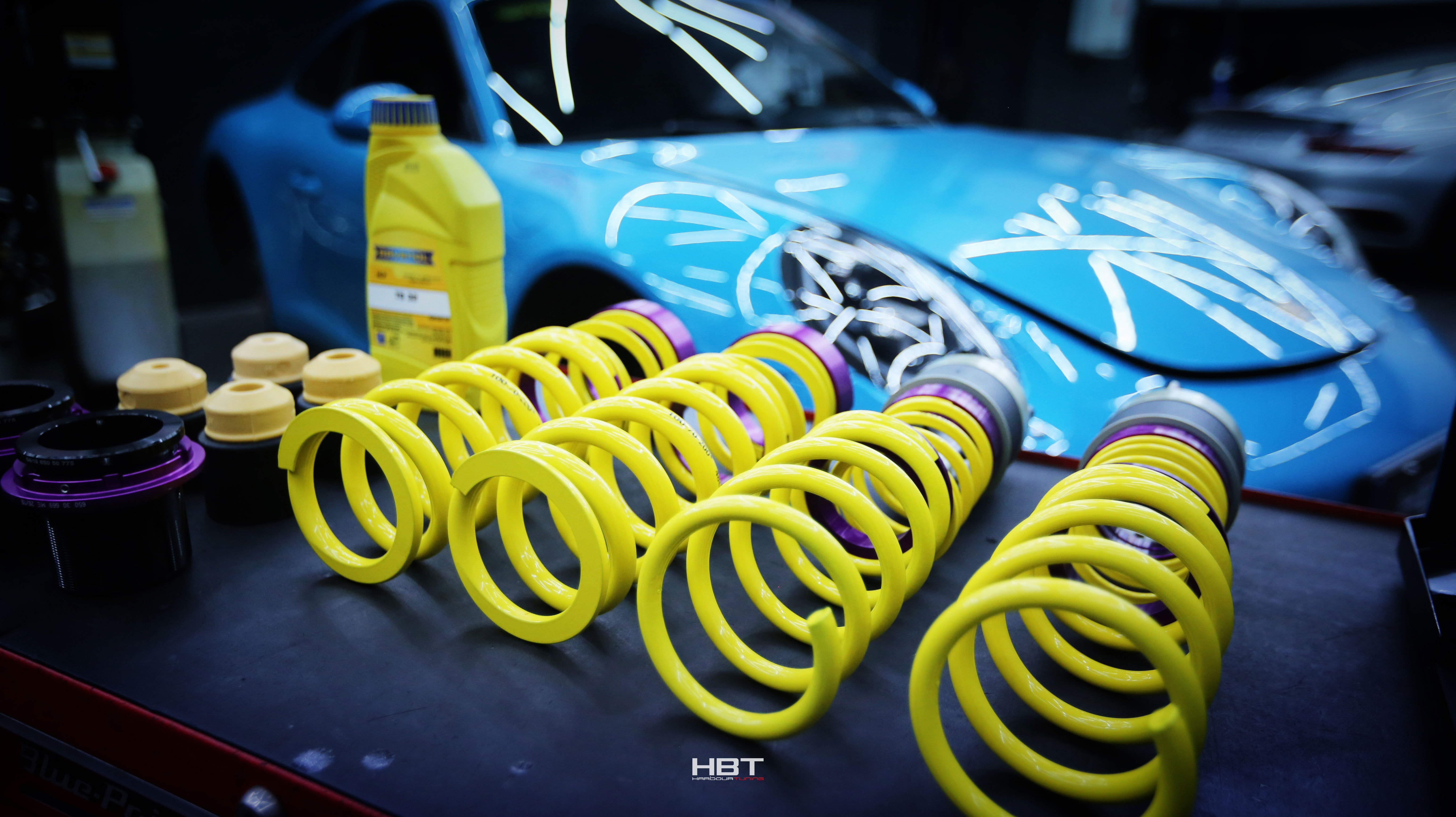 一键无忧起伏 保时捷991.2 Carrera升级KW HLS2液压升降系统 - 液压汇