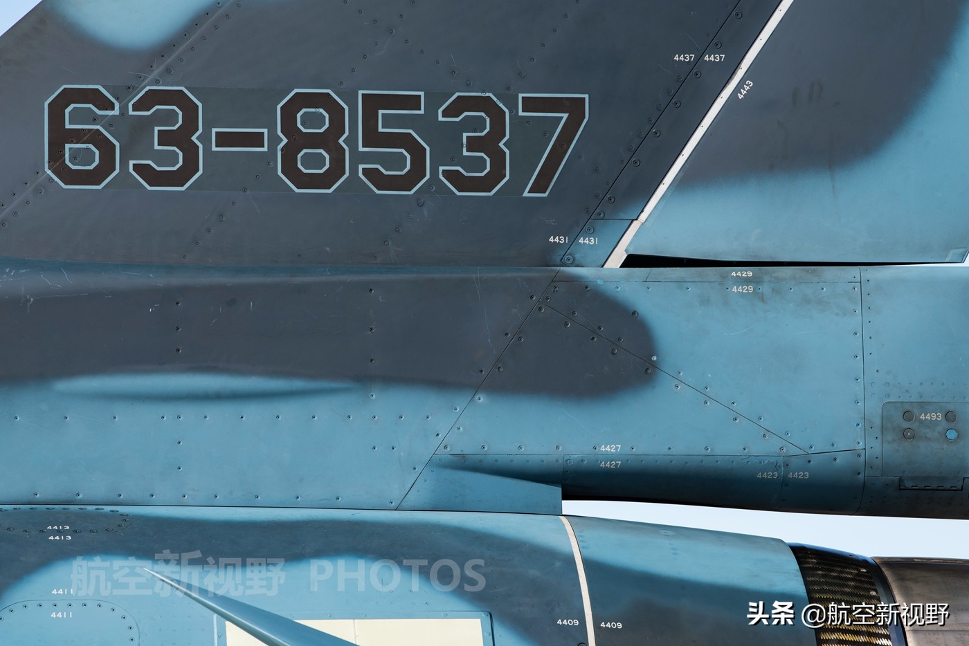 三菱重工F-2战机高清细节，曾经做工最好的三代机，钣金工艺一流 - 标件库