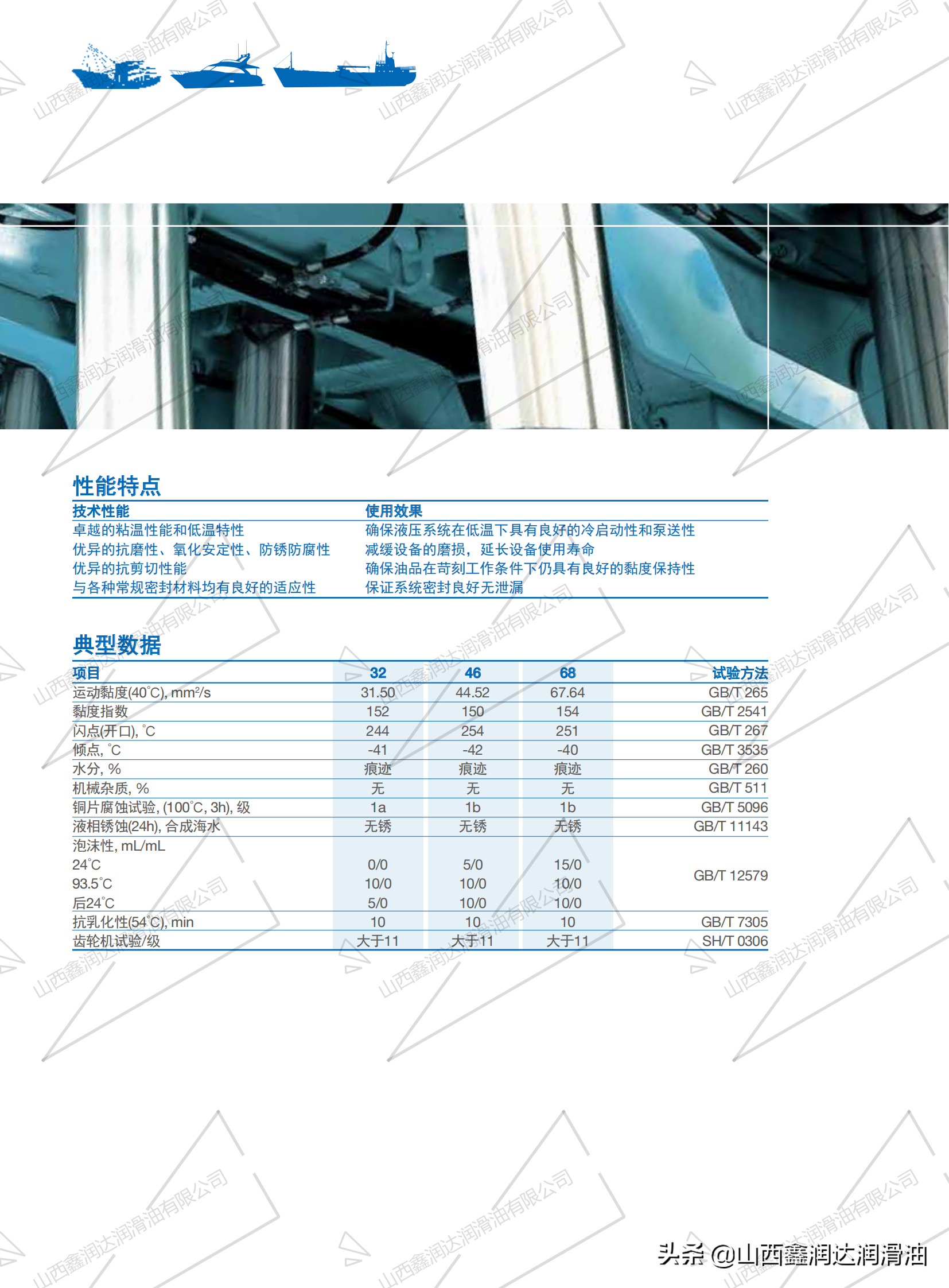 中石油昆仑牌低温及低温无灰液压油L-HVN（L-HV）32/46/68 - 液压汇