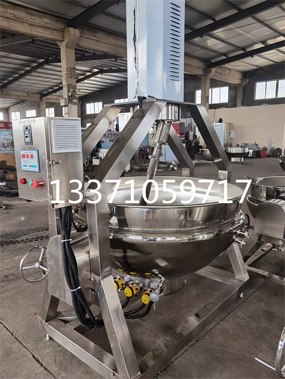 全自动行星搅拌炒锅商用食堂炒菜锅 - 液压汇