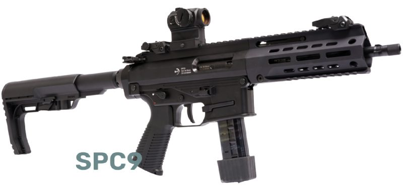 SPC-9卡宾枪：一把结合了MP5和AR15的卡宾枪，居然有两个拉机柄 - 液压汇