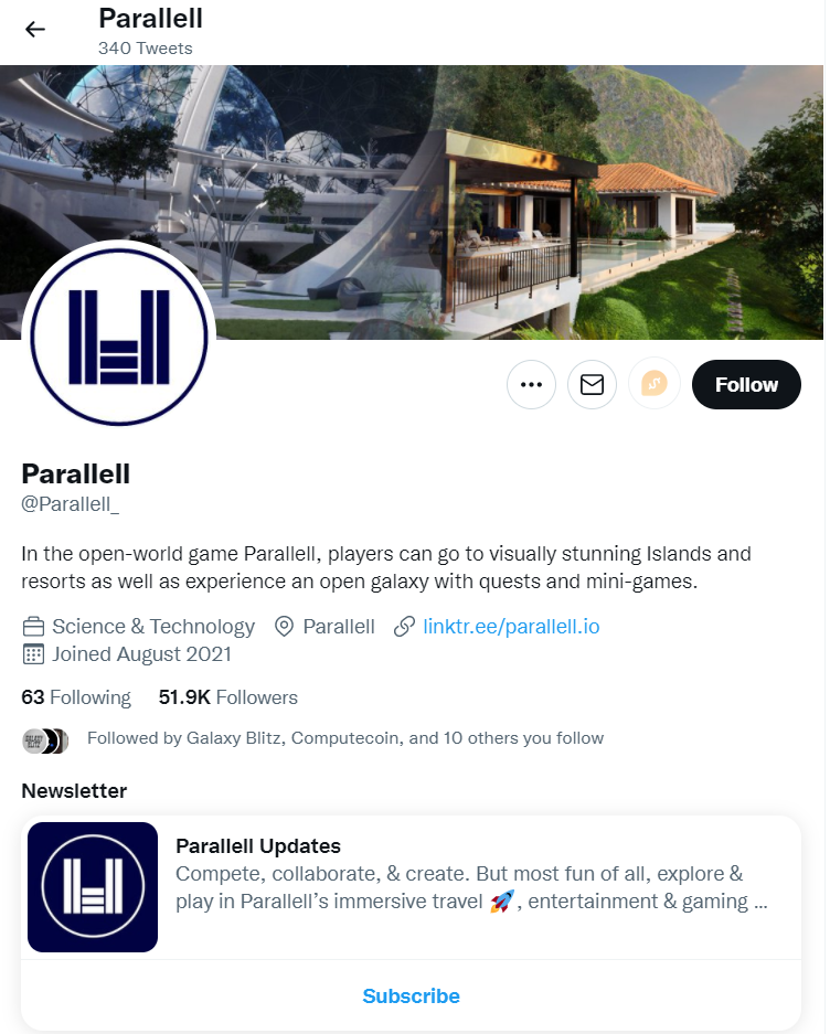 Computecoin（CCN）生态合作伙伴Parallell元宇宙游戏 - 脉脉